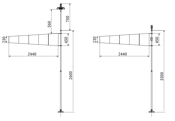 Lighted Windsock – Helipad Lights – Aerolight